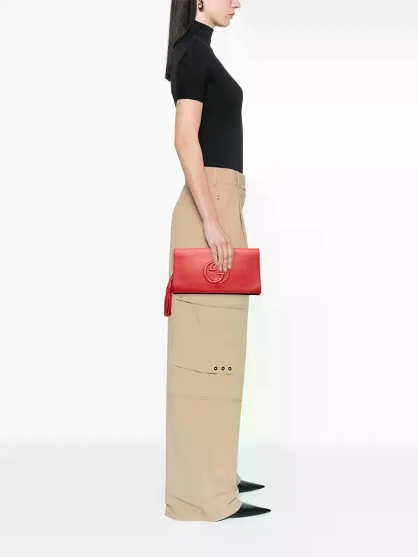 Gucci Leather Soho Disco Clutch Bag