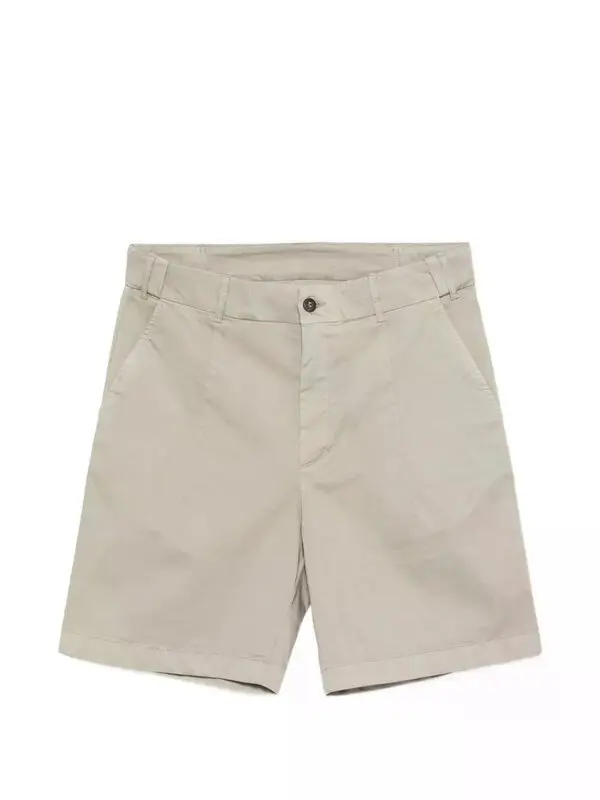 Eleventy Buttoned Bermuda Shorts - Green