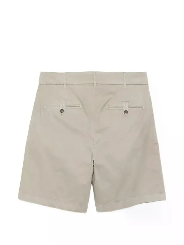 Eleventy Buttoned Bermuda Shorts - Green