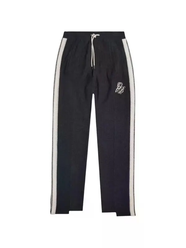 ONLY THE BLIND Logo-stripe Track Pants