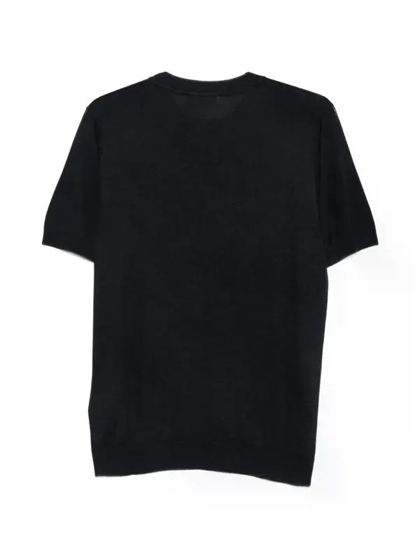 LARDINI Knitted Short-sleeve T-shirt