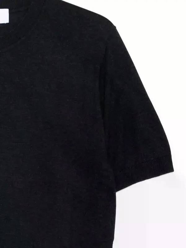 LARDINI Knitted Short-sleeve T-shirt
