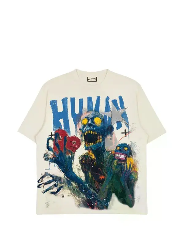 ALL HUMAN Graphic-print T-shirt