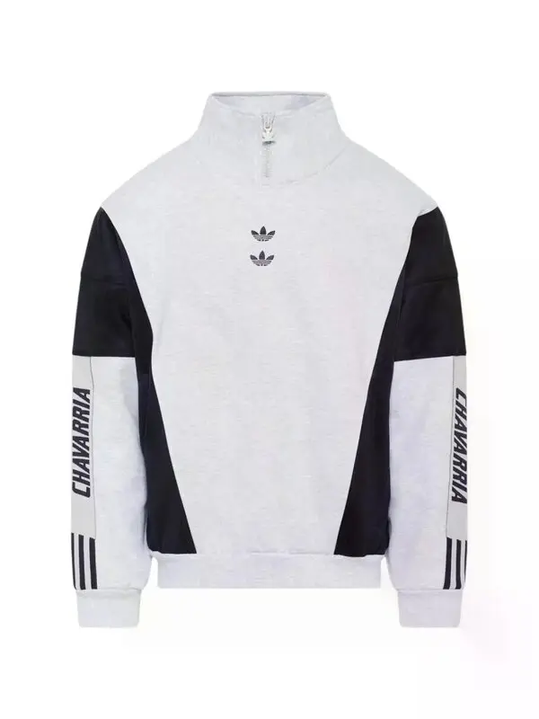 WILLY CHAVARRIA Embroidered High-collar Sweatshirt