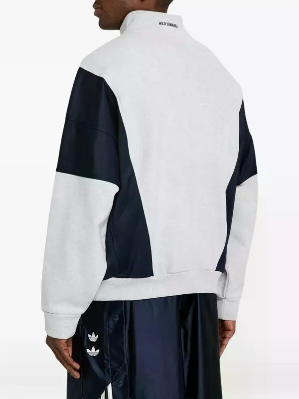 WILLY CHAVARRIA Embroidered High-collar Sweatshirt