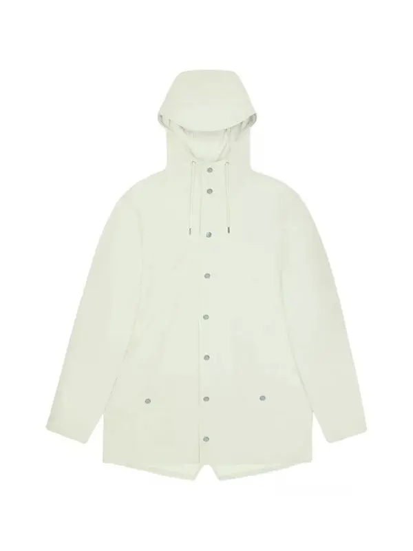 Rains Buttoned Hooded Jacket - Neutrals