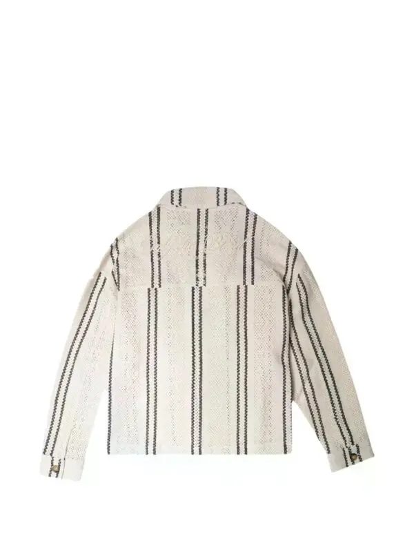 ONLY THE BLIND Striped Jacket With Patch Pockets