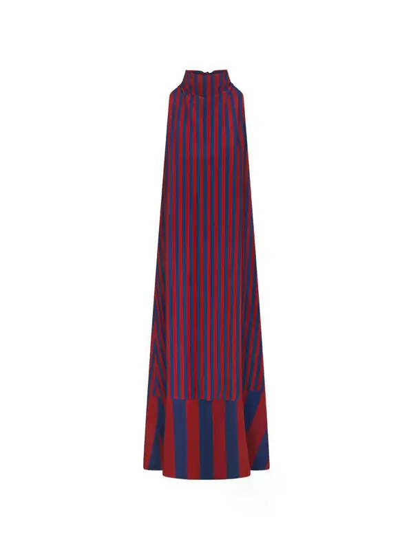 SIMONMILLER Mona Striped Maxi Dress - Red