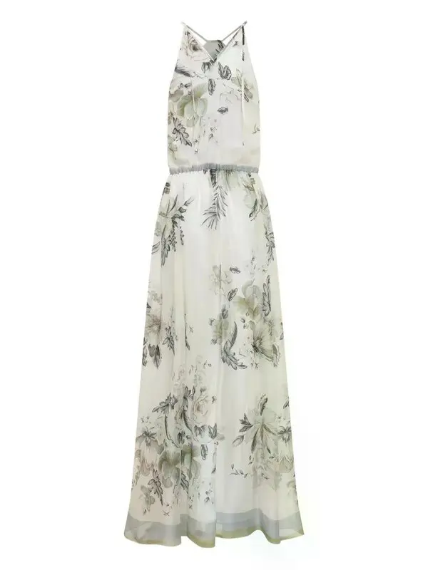 ANNA MOLINARI Floral Print Maxi Dress