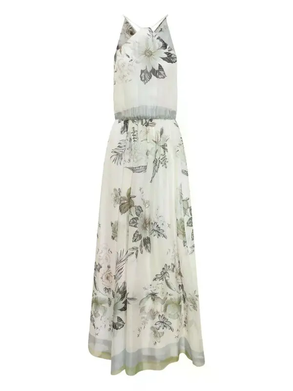 ANNA MOLINARI Floral Print Maxi Dress