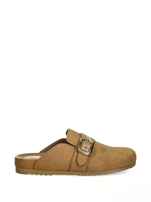 Guess Galavanta Buckle-strap Slide - Brown