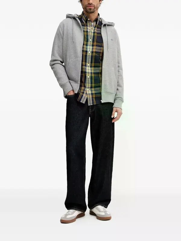 Gant Zip-up Hoodie - Grey