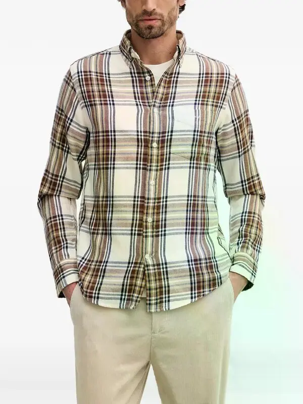 Gant Checked Chest-pocket Shirt
