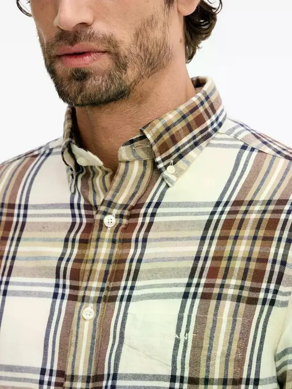 Gant Checked Chest-pocket Shirt