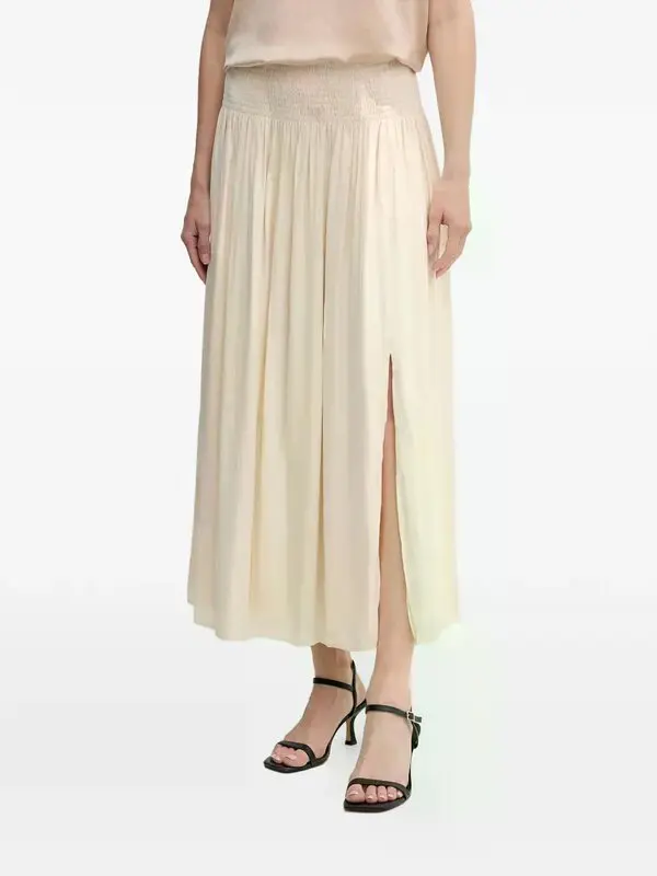 MARC AUREL Slit A-line Midi Skirt