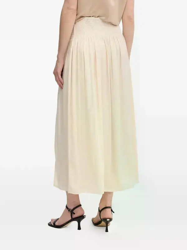 MARC AUREL Slit A-line Midi Skirt