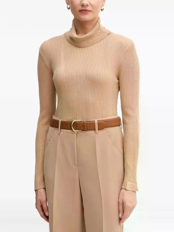 MARC AUREL Ribbed Roll-neck Sweater