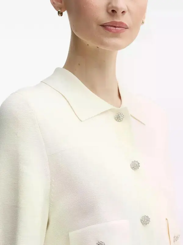 OUI Embellished Pocket Cardigan