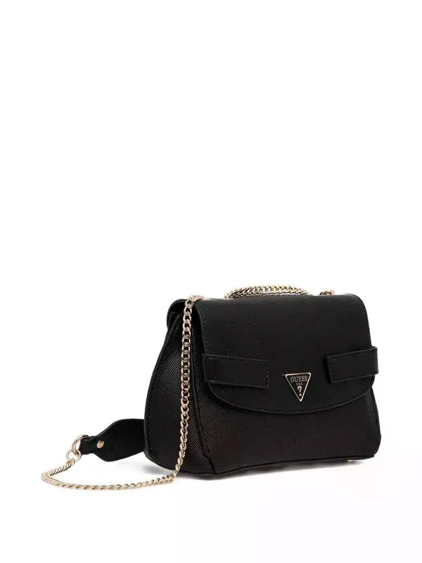 Guess Serenova Chain Strap Crossbody Bag - Black