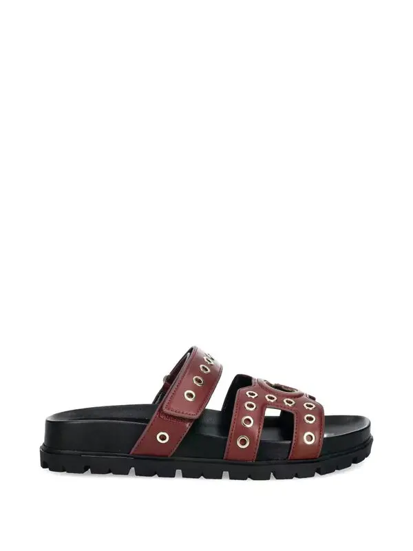 Guess Eyelet-detail Sandals - Red