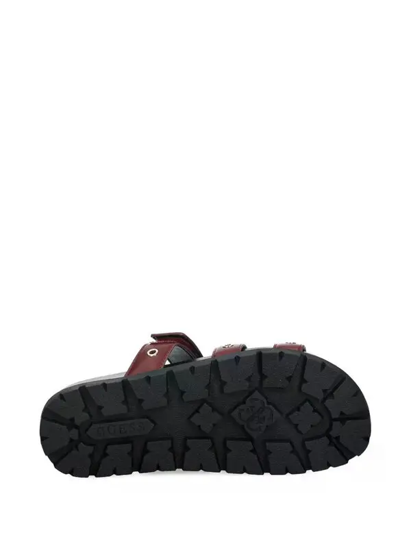 Guess Eyelet-detail Sandals - Red