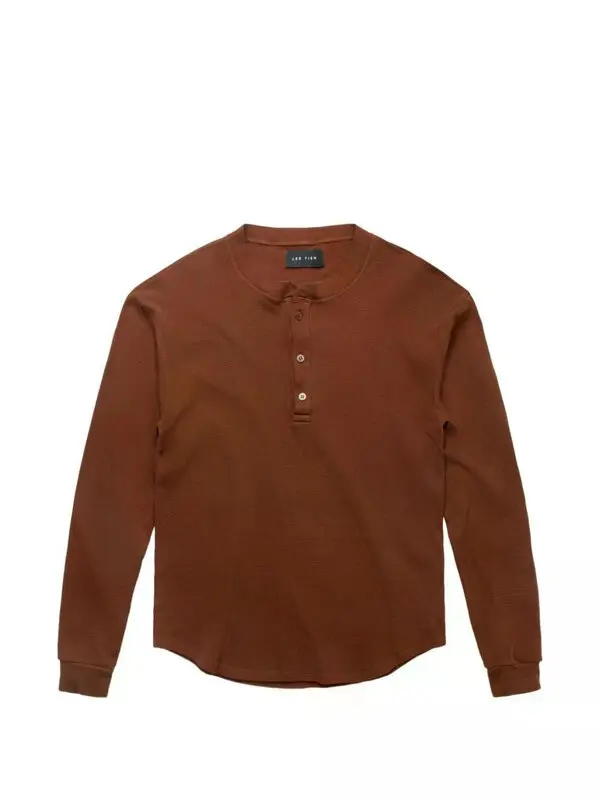 LES TIEN Long-sleeve Polo Shirt