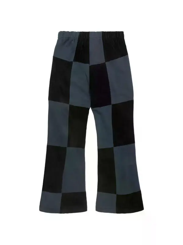 LES TIEN Patchwork-pattern Trousers