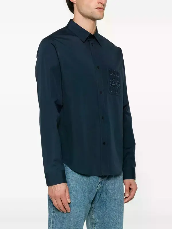 Loewe Cotton Shirt - Blue