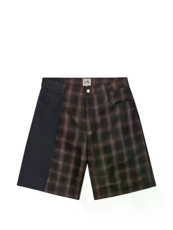 ARTE ANTWERP Check-pattern Shorts