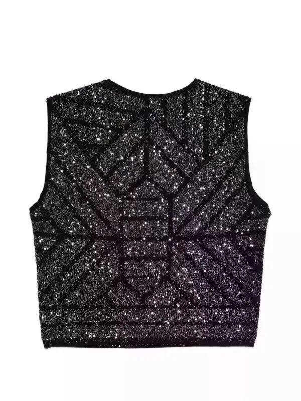 CIRCUS HOTEL Sequin-embellished Top