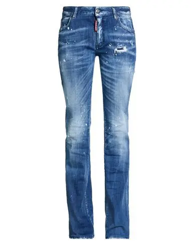 Dsquared2 Cotton Elastane Flared Denim Jeans