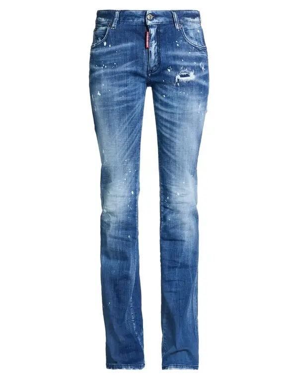 Dsquared2 Cotton Elastane Flared Denim Jeans