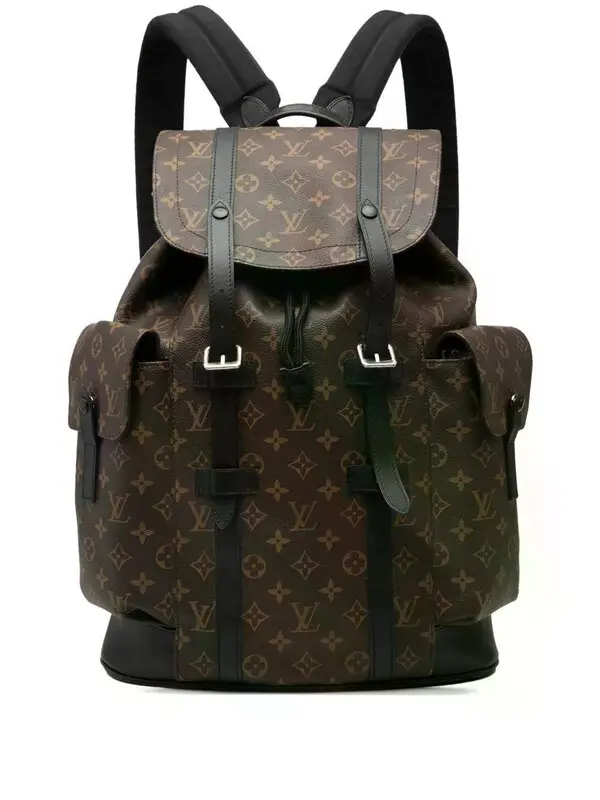 LOUIS VUITTON 2017 Monogram Macassar Christopher Mm Backpack - Brown