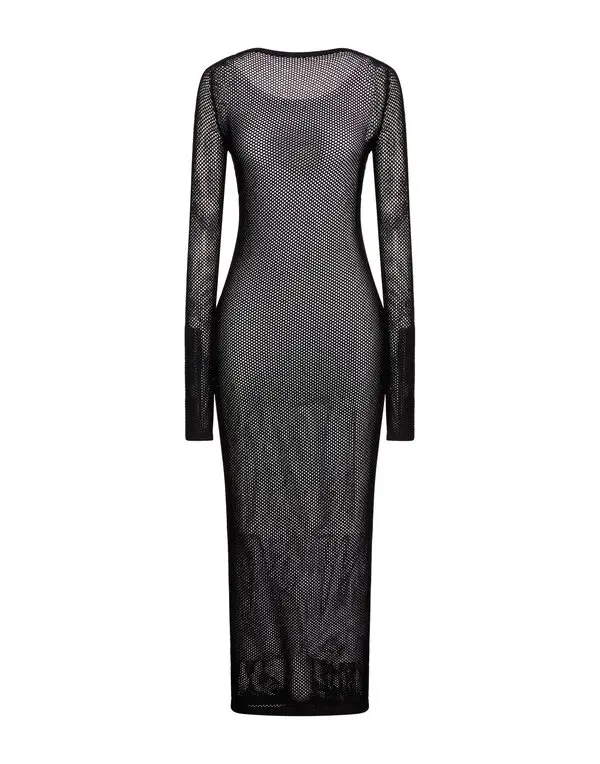 Sportmax Maxi Dress Viscose, Polyamide