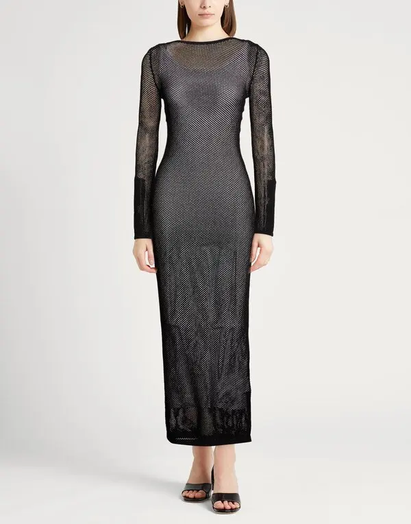 Sportmax Maxi Dress Viscose, Polyamide