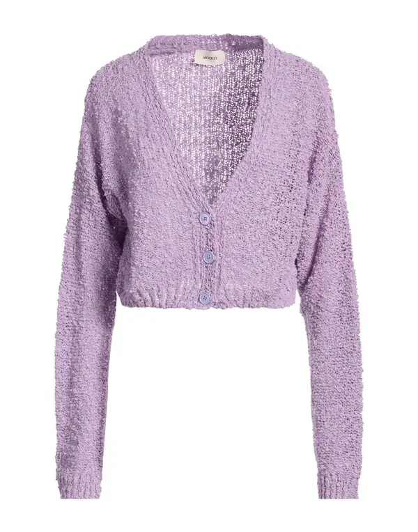 VICOLO Light Cotton-polyester Cardigan - Purple