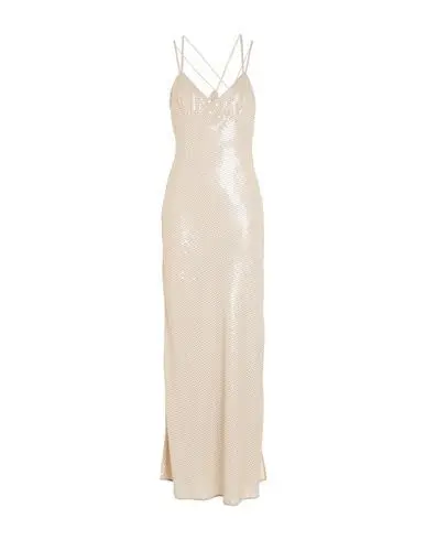 TWINSET Sequined Maxi Dress - Sand