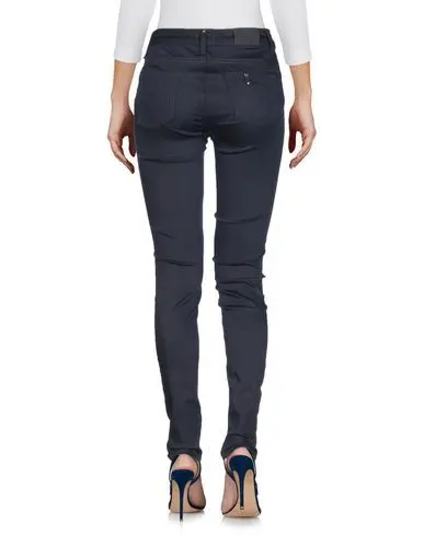 Liu Jo Skinny Jeans With Leather Trims - Midnight Blue