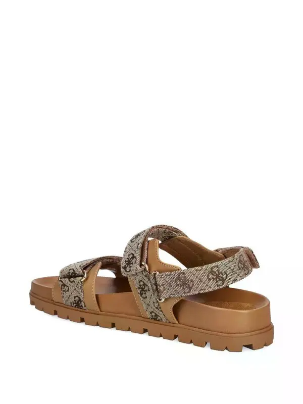 Guess Monogram-strap Sandals