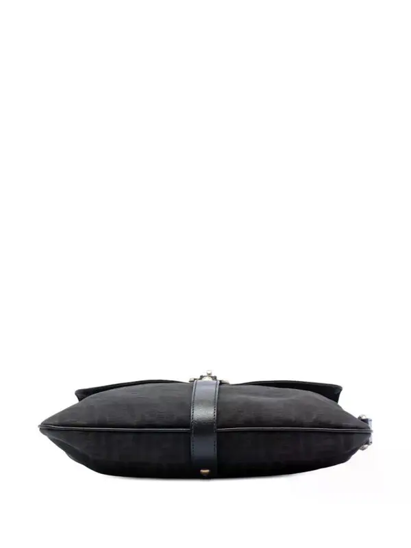 Fendi Zucca Canvas Chef Zip Crossbody Bag - Brown