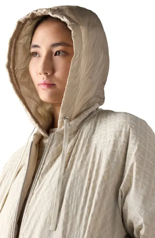 Moose Knuckles Tegan Water Repellent Bomber Jacket With Down Puffer Liner