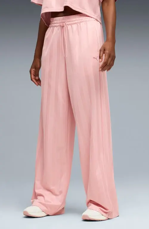 PUMA League Wide Leg Pants - Rosy Outlook