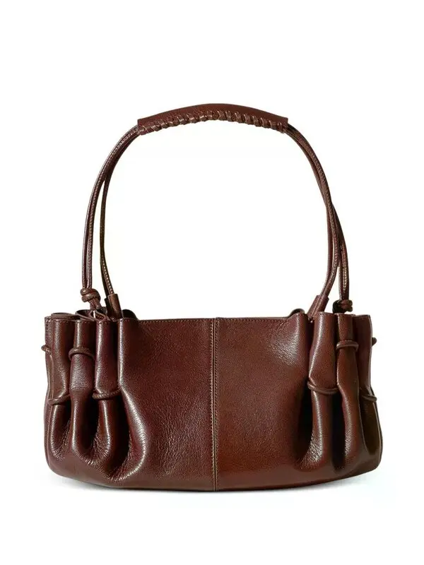 Hereu Braided-handle Shoulder Bag - Brown