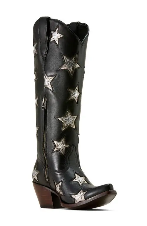 Ariat Casanova Star X Toe Western Boot - Inkwell Black