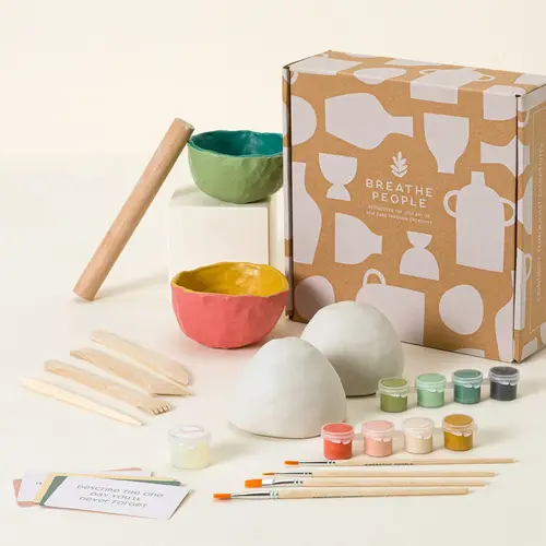 UNCOMMON GOODS Clay Date & Conversation Diy Kit For 2 Breathe People