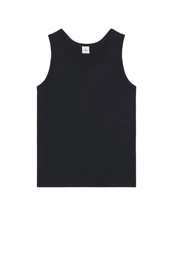 Reigning Champ Lightweight Jersey Slim Tank Top - Navy