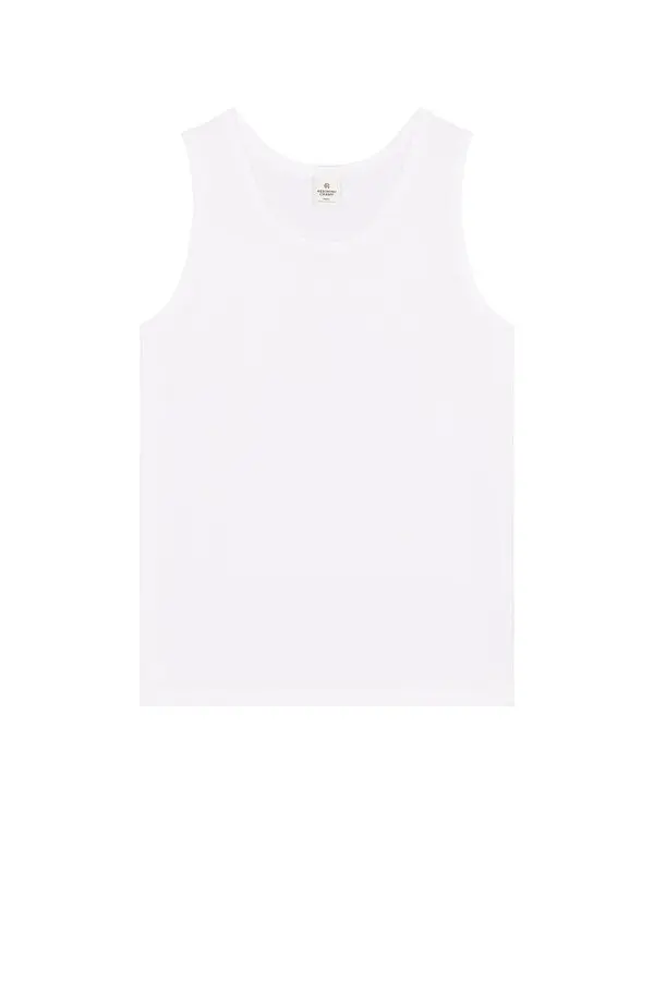 Reigning Champ Lightweight Jersey Slim Tank Top - White