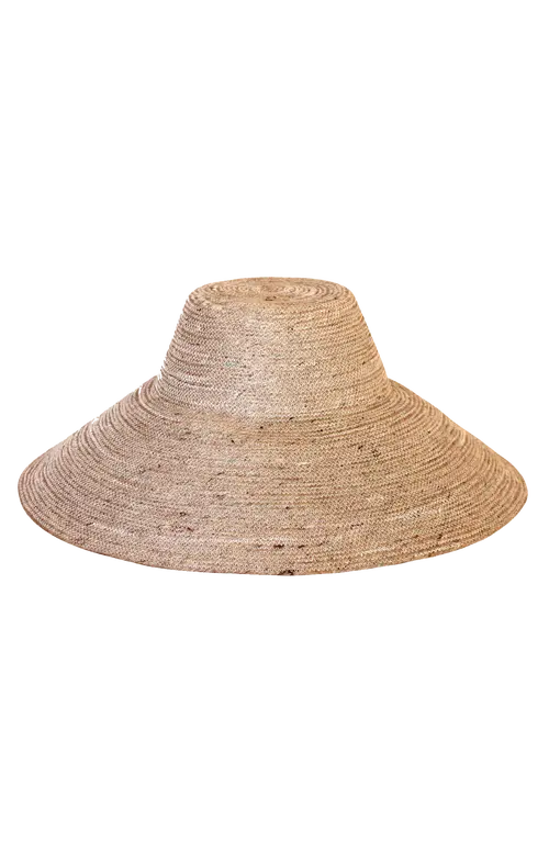 BRUNNA.CO The Riri Jute Handwoven Straw Hat - Beige