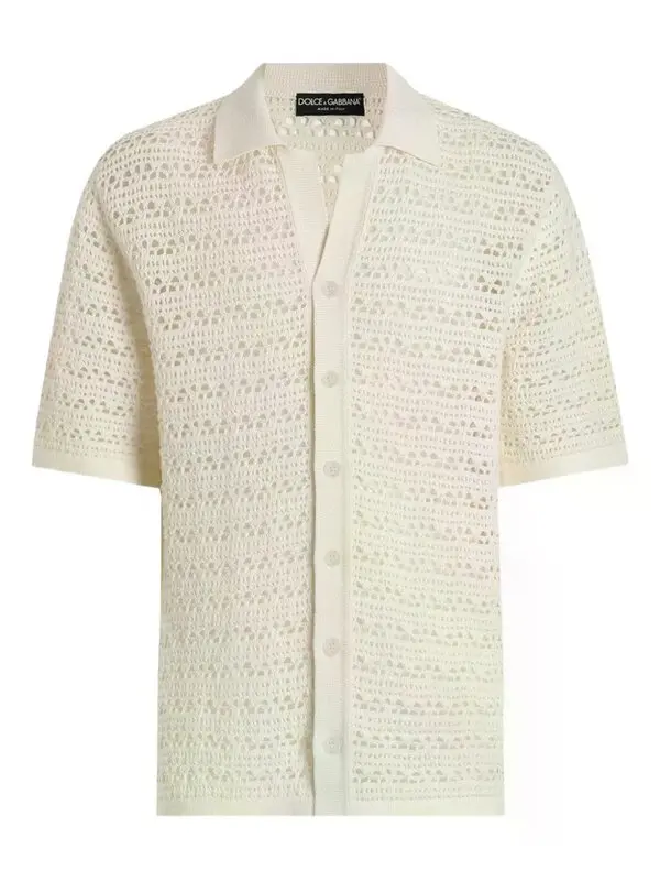 Dolce & Gabbana Open-knit Shirt