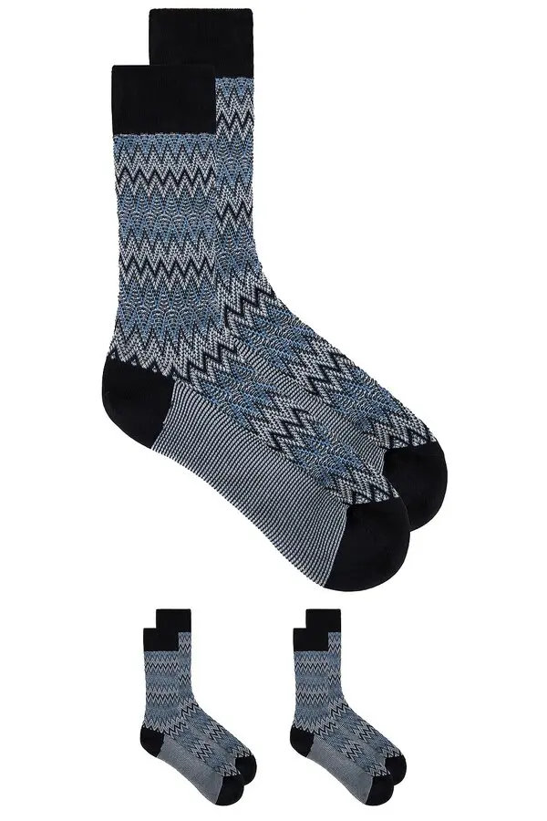 Missoni Patterned Socks - Multi